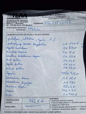 Красный Опель Астра 2010 в Паневежис, объемом двигателя 1.60 л и пробегом 152 тыс. км за 2700 €, фото 8 на AUTOMOTO.COM.LV