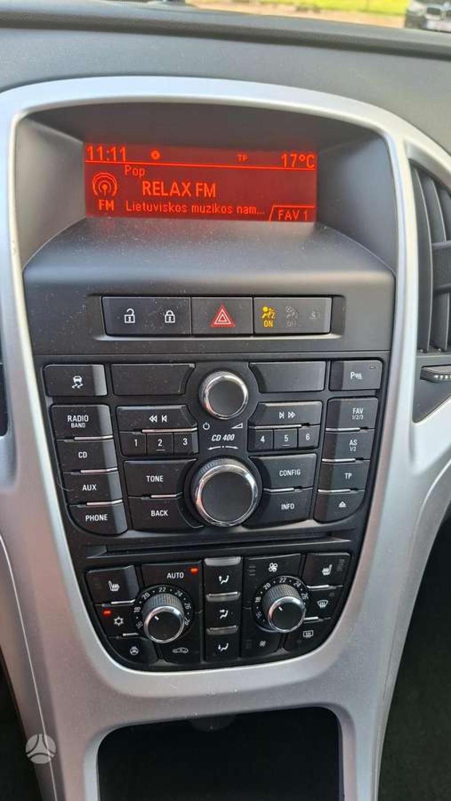 Sarkans Opel Astra 2013 Kauņa, ar dzinēja tilpumu 1.69 L un nobraukumu 178 tūkst. km par 4100 €, foto 27 vietnē AUTOMOTO.COM.LV