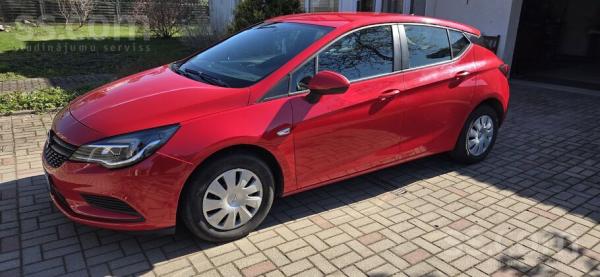 Sarkans Opel Astra 2016 Liepāja, ar dzinēja tilpumu 1.40 L un nobraukumu 74 tūkst. km par 6800 €, foto 1 vietnē AUTOMOTO.COM.LV