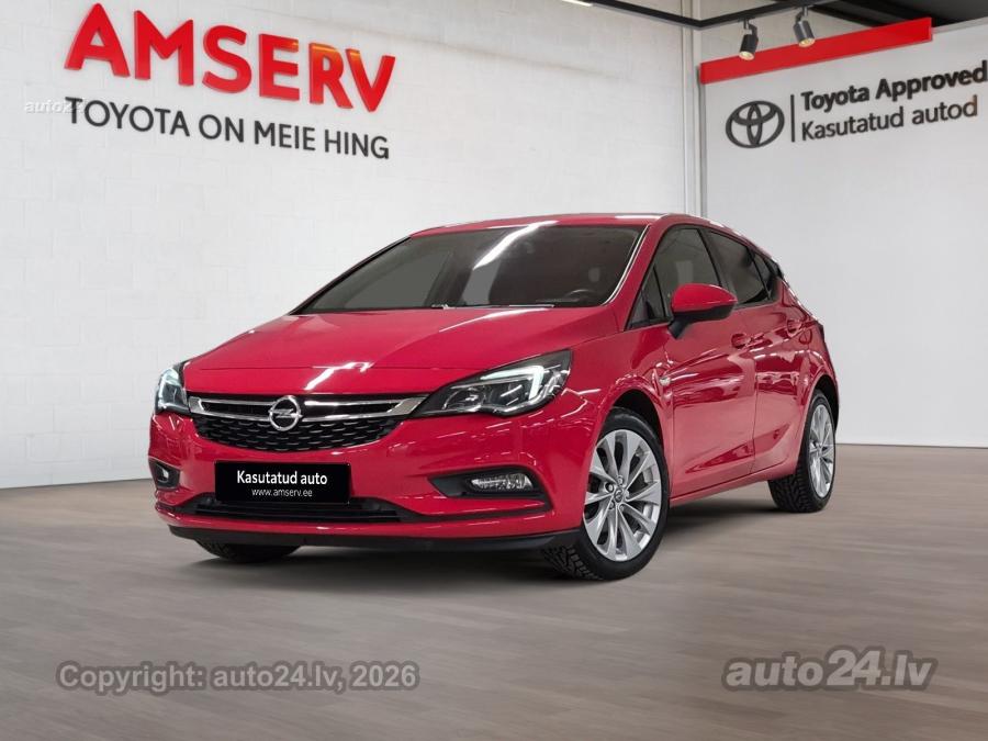Sarkans Opel Astra 2016 Tallina, ar dzinēja tilpumu 1.40 L un nobraukumu 123 tūkst. km par 8990 €, foto 1 vietnē AUTOMOTO.COM.LV