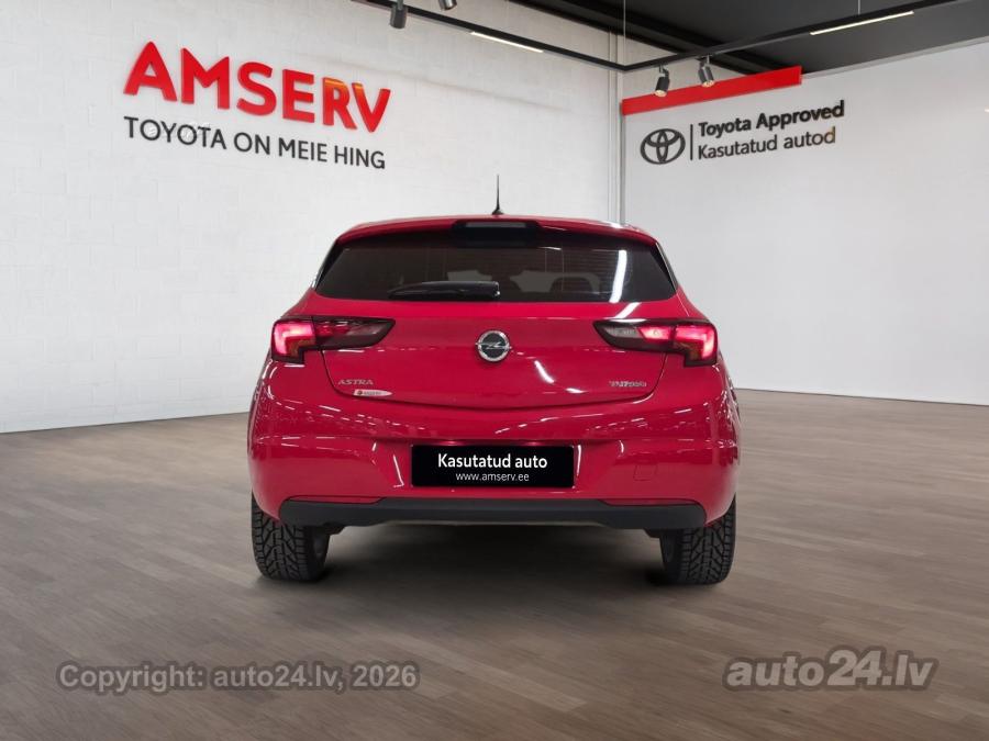 Sarkans Opel Astra 2016 Tallina, ar dzinēja tilpumu 1.40 L un nobraukumu 123 tūkst. km par 8990 €, foto 5 vietnē AUTOMOTO.COM.LV