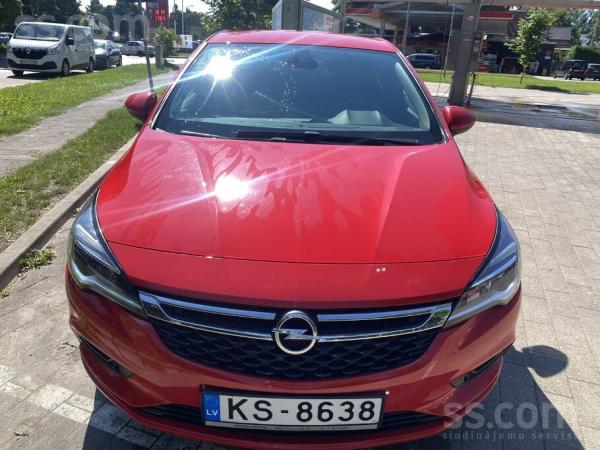 Sarkans Opel Astra 2017 Rīga, ar dzinēja tilpumu 1.40 L un nobraukumu 124 tūkst. km par 6200 €, foto 1 vietnē AUTOMOTO.COM.LV