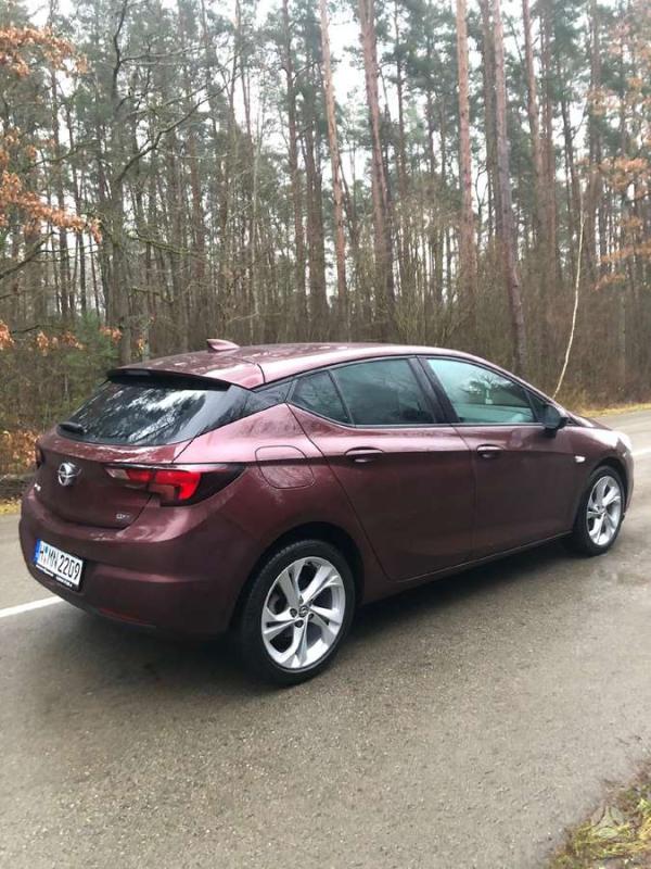Sarkans Opel Astra 2018 Marijampole, ar dzinēja tilpumu 1.60 L un nobraukumu 195 tūkst. km par 6950 €, foto 3 vietnē AUTOMOTO.COM.LV