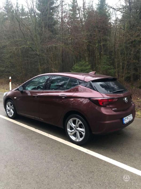 Sarkans Opel Astra 2018 Marijampole, ar dzinēja tilpumu 1.60 L un nobraukumu 195 tūkst. km par 6950 €, foto 4 vietnē AUTOMOTO.COM.LV