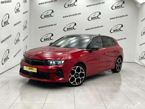 Red Opel Astra 2022 in Vilnius, with an engine capacity of 1.60 L and mileage of 36 thousand km for 18500 €, photo 1 on AUTOMOTO.COM.LV