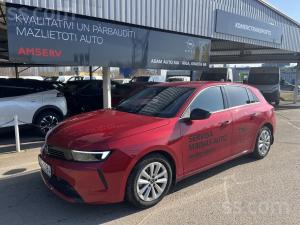 Red Opel Astra 2024 in Riga, with an engine capacity of 1.20 L and mileage of 12 thousand km for 25900 €, photo  on AUTOMOTO.COM.LV