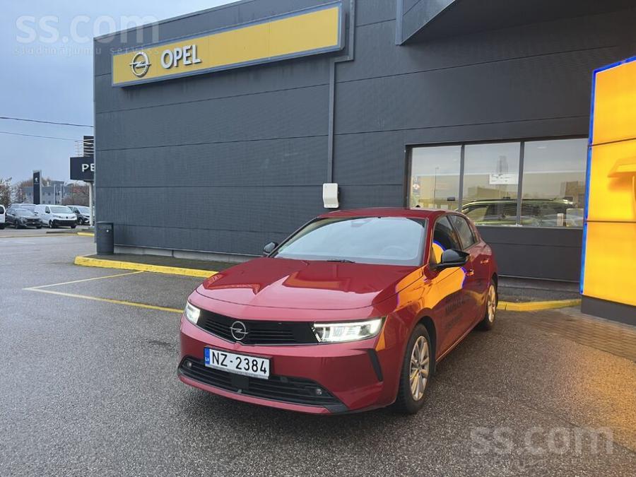 Sarkans Opel Astra 2024 Rīga, ar dzinēja tilpumu 1.20 L un nobraukumu 12 tūkst. km par 25900 €, foto 5 vietnē AUTOMOTO.COM.LV