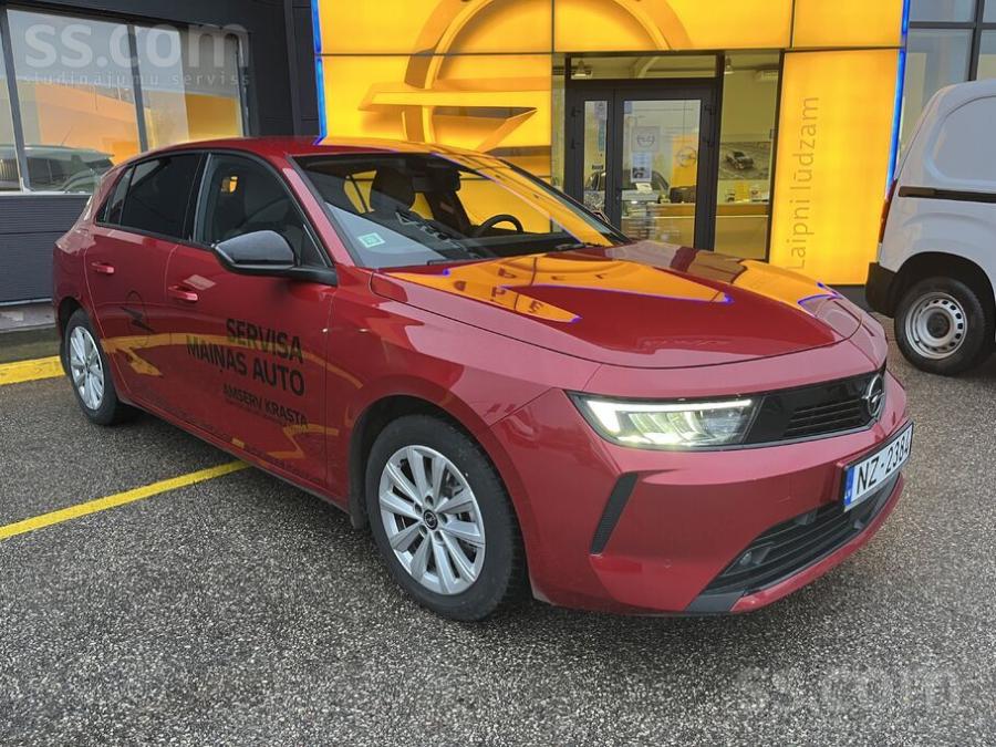 Sarkans Opel Astra 2024 Rīga, ar dzinēja tilpumu 1.20 L un nobraukumu 12 tūkst. km par 25900 €, foto 6 vietnē AUTOMOTO.COM.LV