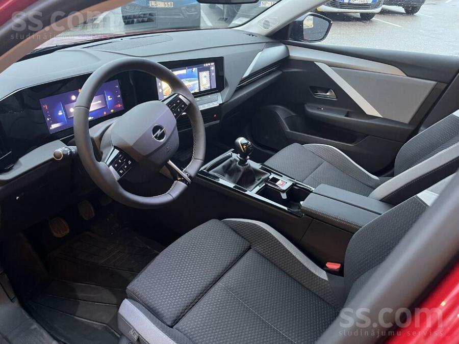 Sarkans Opel Astra 2024 Rīga, ar dzinēja tilpumu 1.20 L un nobraukumu 12 tūkst. km par 25900 €, foto 7 vietnē AUTOMOTO.COM.LV