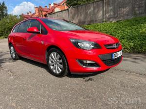 Sarkans Opel Astra 2013 Limbaži, ar dzinēja tilpumu 2.00 L un nobraukumu 250 tūkst. km par 4300 €, foto 3 vietnē AUTOMOTO.COM.LV
