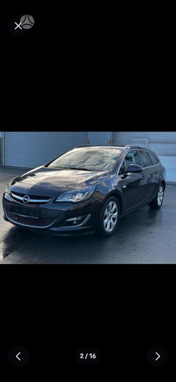 Red Opel Astra 2014 in Vilnius, with an engine capacity of 1.96 L and mileage of 192 thousand km for 5300 €, photo 1 on AUTOMOTO.COM.LV