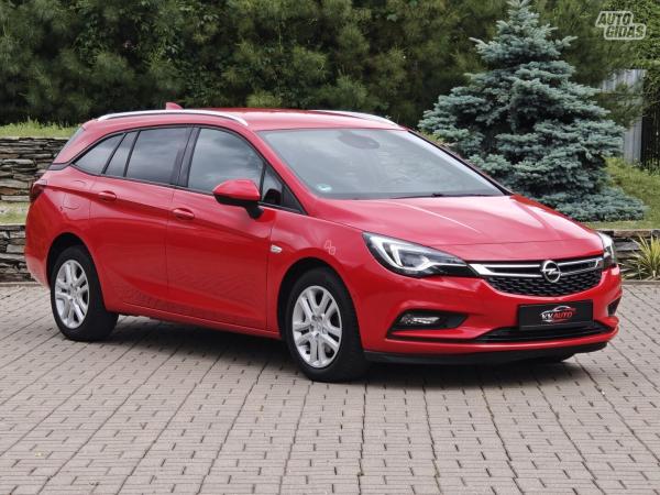 Sarkans Opel Astra 2017 Viļņa, ar dzinēja tilpumu 1.60 L un nobraukumu 221 tūkst. km par 6400 €, foto  vietnē AUTOMOTO.COM.LV