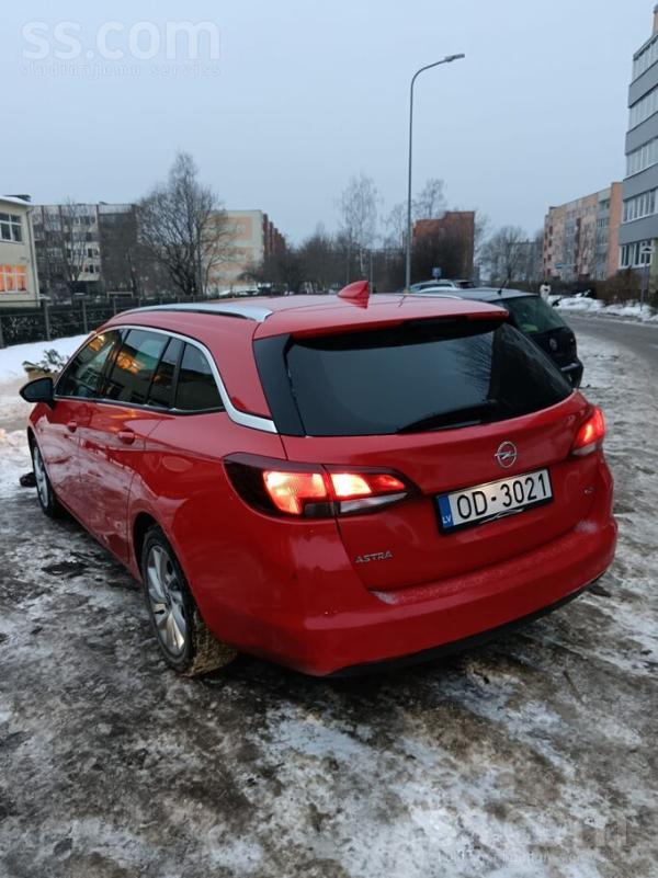 Sarkans Opel Astra 2017 Liepāja, ar dzinēja tilpumu 1.60 L un nobraukumu 198 tūkst. km par 7500 €, foto 4 vietnē AUTOMOTO.COM.LV
