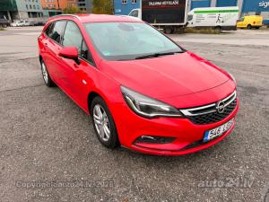 Sarkans Opel Astra 2017 Tallina, ar dzinēja tilpumu 1.60 L un nobraukumu 204 tūkst. km par 5100 €, foto  vietnē AUTOMOTO.COM.LV