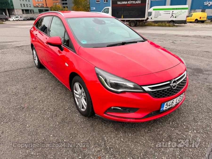 Sarkans Opel Astra 2017 Tallina, ar dzinēja tilpumu 1.60 L un nobraukumu 204 tūkst. km par 5100 €, foto 1 vietnē AUTOMOTO.COM.LV