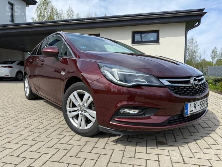 Sarkans Opel Astra 2018 Rīga, ar dzinēja tilpumu 1.40 L un nobraukumu 88 tūkst. km par 9800 €, foto 2 vietnē AUTOMOTO.COM.LV