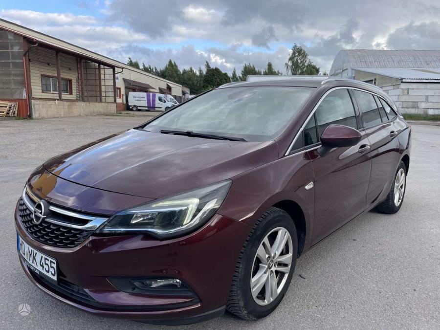 Red Opel Astra 2018 in Telschi, with an engine capacity of 1.60 L and mileage of 198 thousand km for 6499 €, photo 1 on AUTOMOTO.COM.LV
