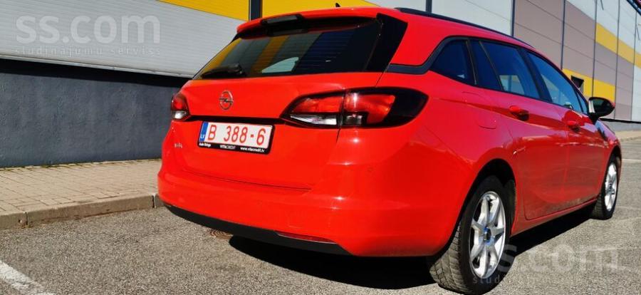 Red Opel Astra 2019 in Riga, with an engine capacity of 1.60 L and mileage of 0 thousand km for 5950 €, photo 9 on AUTOMOTO.COM.LV