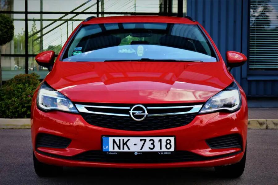 Красный Опель Астра 2019 в Рига, объемом двигателя 1.60 л и пробегом 177 тыс. км за 6990 €, фото 1 на AUTOMOTO.COM.LV