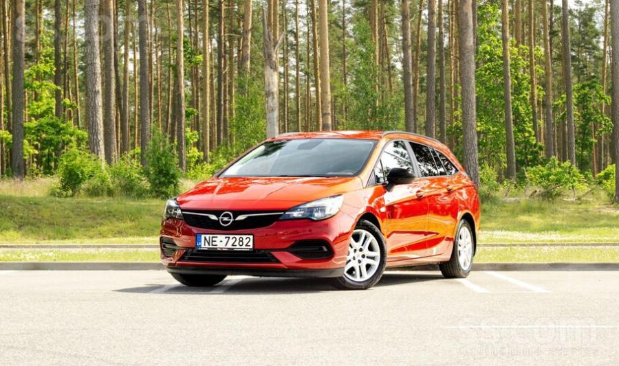 Sarkans Opel Astra 2022 Rīga, ar dzinēja tilpumu 1.40 L un nobraukumu 52 tūkst. km par 14190 €, foto 1 vietnē AUTOMOTO.COM.LV
