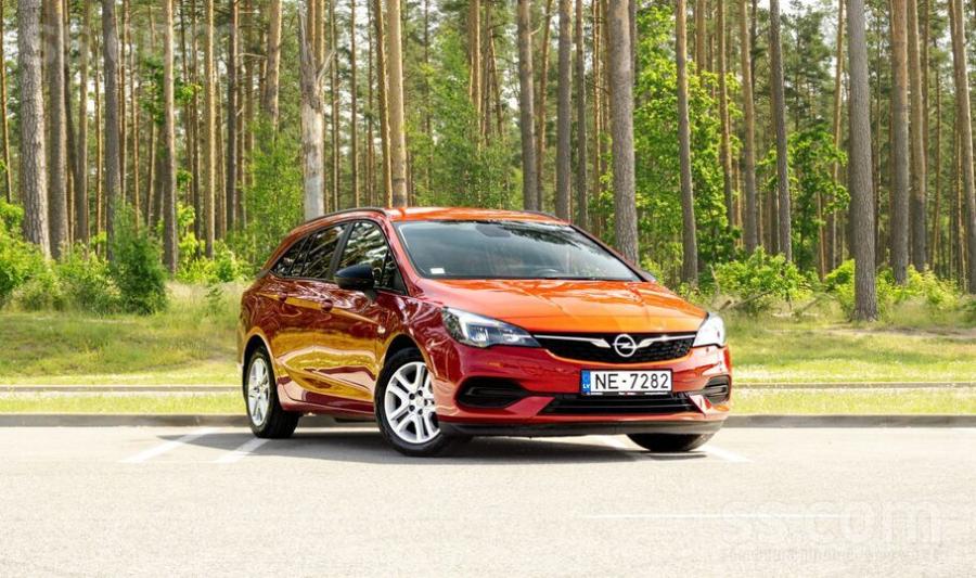 Sarkans Opel Astra 2022 Rīga, ar dzinēja tilpumu 1.40 L un nobraukumu 52 tūkst. km par 14190 €, foto 2 vietnē AUTOMOTO.COM.LV