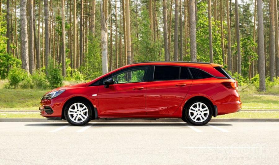 Sarkans Opel Astra 2022 Rīga, ar dzinēja tilpumu 1.40 L un nobraukumu 52 tūkst. km par 14190 €, foto 5 vietnē AUTOMOTO.COM.LV
