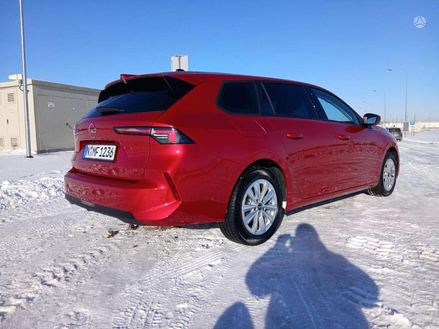Sarkans Opel Astra 2024 Marijampole, ar dzinēja tilpumu 1.20 L un nobraukumu 12 tūkst. km par 11850 €, foto 2 vietnē AUTOMOTO.COM.LV
