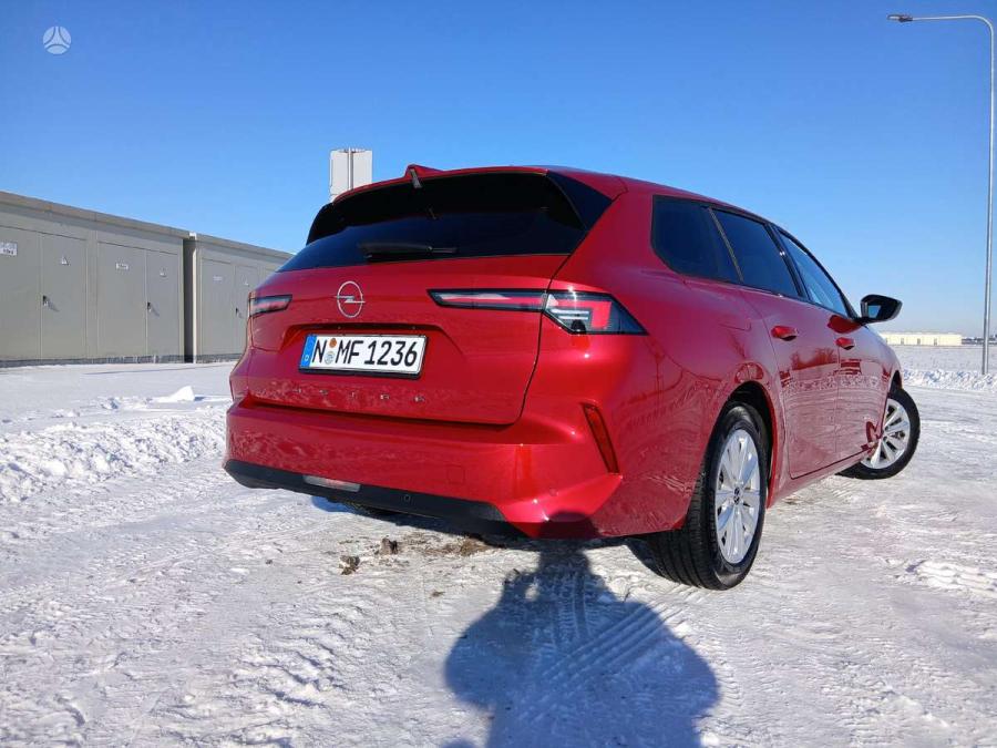 Sarkans Opel Astra 2024 Marijampole, ar dzinēja tilpumu 1.20 L un nobraukumu 12 tūkst. km par 11850 €, foto 8 vietnē AUTOMOTO.COM.LV