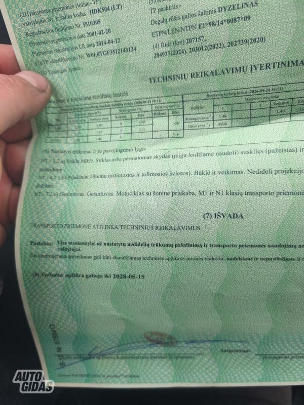 Опель Астра 2001 в Игналина, объемом двигателя 2.00 л и пробегом 209 тыс. км за 850 €, фото 7 на AUTOMOTO.COM.LV