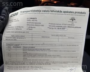 Опель Астра 2010 в Рига, объемом двигателя 1.60 л и пробегом 476 тыс. км за 1000 €, фото 5 на AUTOMOTO.COM.LV