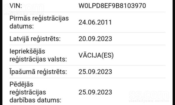 Опель Астра 2011 в Рига, объемом двигателя 1.70 л и пробегом 254 тыс. км за 3200 €, фото 10 на AUTOMOTO.COM.LV