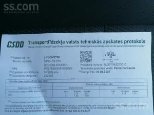 Opel Astra 2015 Valmiera, ar dzinēja tilpumu 1.60 L un nobraukumu 242 tūkst. km par 5250 €, foto 21 vietnē AUTOMOTO.COM.LV