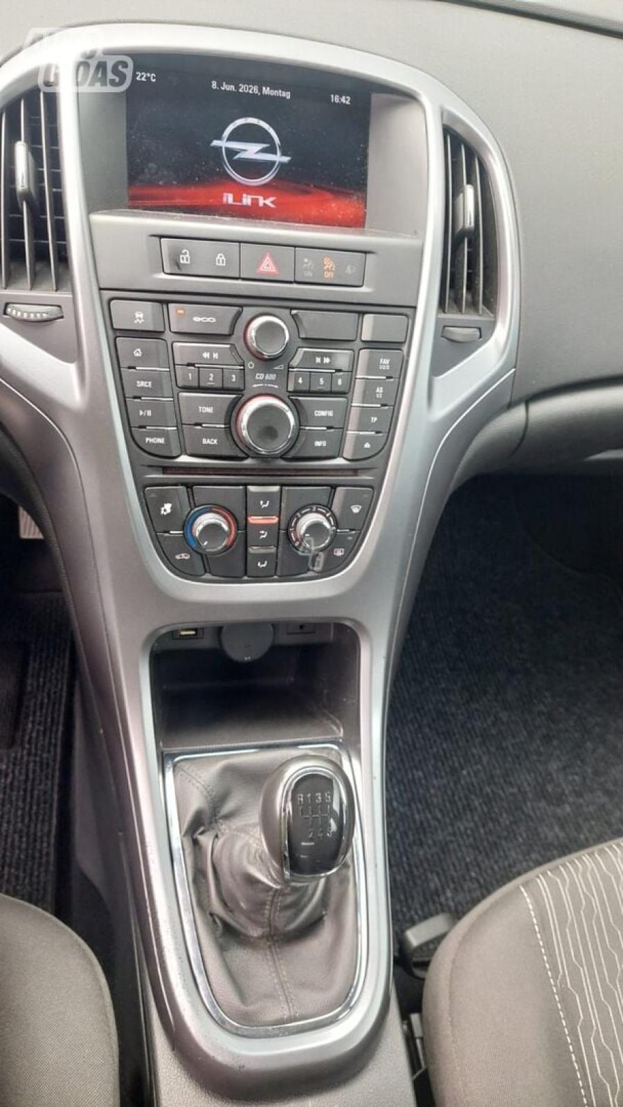 Opel Astra 2015 Kauņa, ar dzinēja tilpumu 1.60 L un nobraukumu 249 tūkst. km par 3900 €, foto 14 vietnē AUTOMOTO.COM.LV