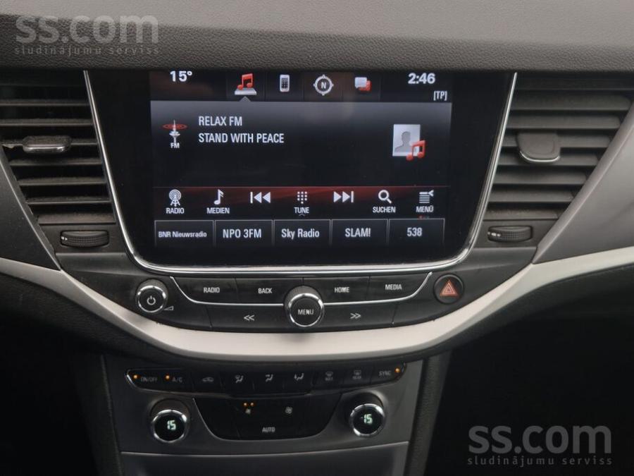Opel Astra 2017 Rīga, ar dzinēja tilpumu 1.60 L un nobraukumu 288 tūkst. km par 4590 €, foto 16 vietnē AUTOMOTO.COM.LV
