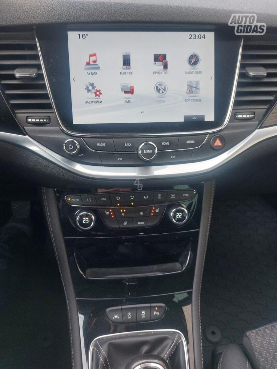 Opel Astra 2017 Panevēža, ar dzinēja tilpumu 1.60 L un nobraukumu 199 tūkst. km par 6400 €, foto 15 vietnē AUTOMOTO.COM.LV