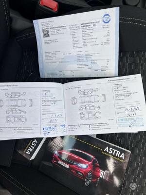 Опель Астра 2019 в Мариямполе, объемом двигателя 1.60 л и пробегом 89 тыс. км за 5999 €, фото 23 на AUTOMOTO.COM.LV