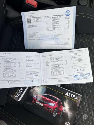 Опель Астра 2019 в Мариямполе, объемом двигателя 1.60 л и пробегом 89 тыс. км за 5999 €, фото 24 на AUTOMOTO.COM.LV