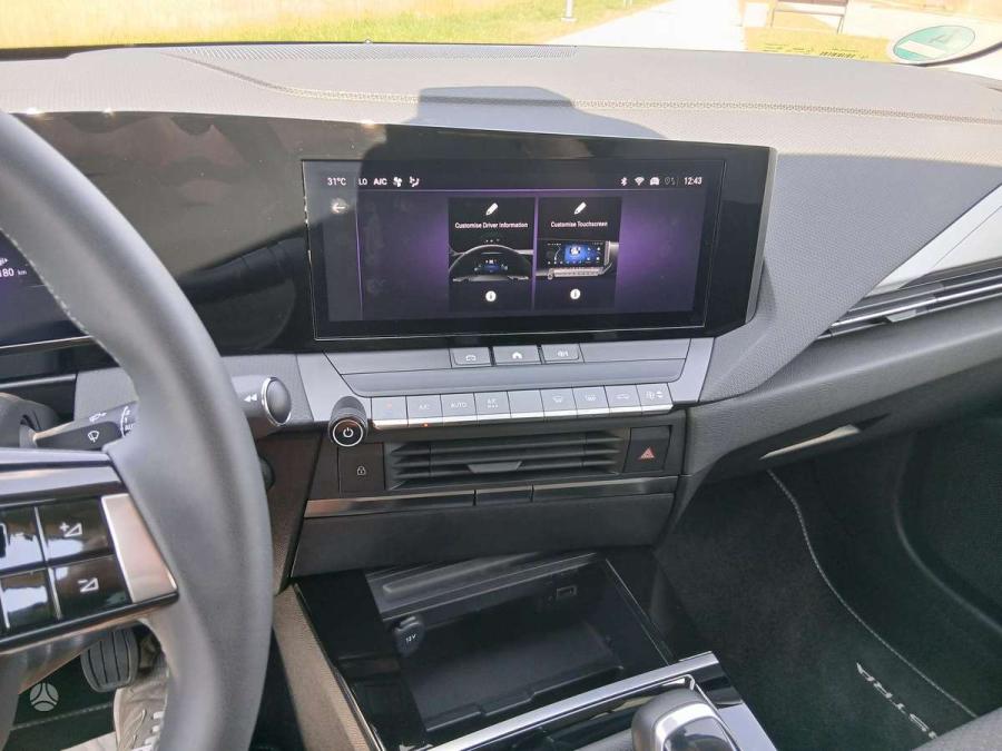 Opel Astra 2024 in Marijampole, with an engine capacity of 1.20 L and mileage of 11 thousand km for 11450 €, photo 27 on AUTOMOTO.COM.LV