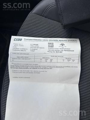 Фиолетовый Опель Астра 2015 в Салдус, объемом двигателя 1.60 л и пробегом 146 тыс. км за 5850 €, фото 19 на AUTOMOTO.COM.LV