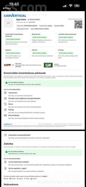 Фиолетовый Опель Астра 2015 в Салдус, объемом двигателя 1.60 л и пробегом 146 тыс. км за 5850 €, фото 26 на AUTOMOTO.COM.LV
