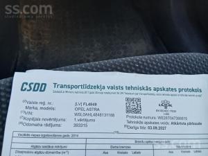 Белый Опель Астра 2005 в Рига, объемом двигателя 1.70 л и пробегом 394 тыс. км за 950 €, фото 9 на AUTOMOTO.COM.LV