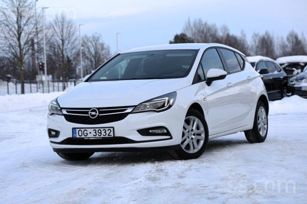 White Opel Astra 2017 in Jelgava, with an engine capacity of 1.60 L and mileage of 0 thousand km for 8450 €, photo 1 on AUTOMOTO.COM.LV