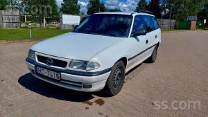 White Opel Astra 1997 in Balvi, with an engine capacity of 1.60 L and mileage of 0 thousand km for 590 €, photo  on AUTOMOTO.COM.LV