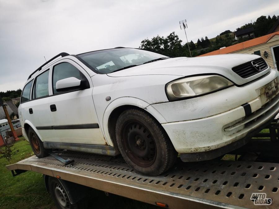 Balts Opel Astra 2001 Kauņa, ar dzinēja tilpumu 1.70 L un nobraukumu 280 tūkst. km par 250 €, foto 3 vietnē AUTOMOTO.COM.LV
