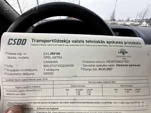 White Opel Astra 2003 in Jelgava, with an engine capacity of 1.70 L and mileage of 300 thousand km for 995 €, photo 12 on AUTOMOTO.COM.LV