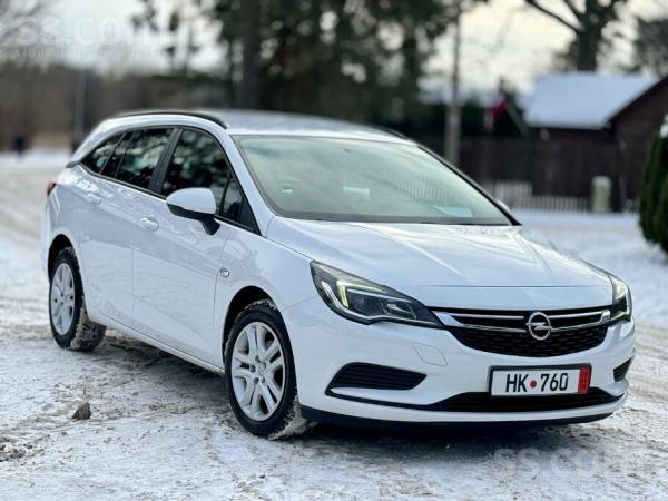 White Opel Astra 2016 in Jurmala, with an engine capacity of 1.60 L and mileage of 0 thousand km for 5490 €, photo 1 on AUTOMOTO.COM.LV