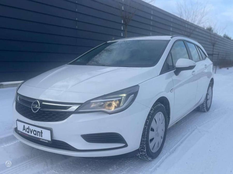 Balts Opel Astra 2018 Viļņa, ar dzinēja tilpumu 1.40 L un nobraukumu 87 tūkst. km par 9075 €, foto 1 vietnē AUTOMOTO.COM.LV
