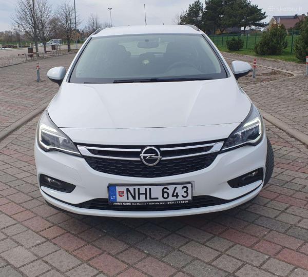 Balts Opel Astra 2018 Šilutė, ar dzinēja tilpumu 1.60 L un nobraukumu 168 tūkst. km par 6600 €, foto 4 vietnē AUTOMOTO.COM.LV