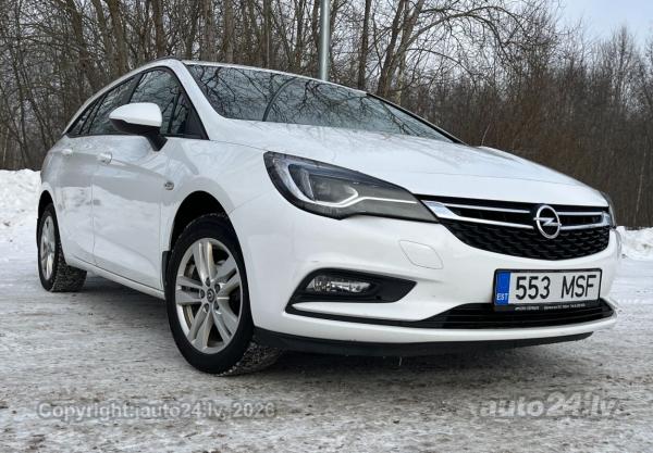 White Opel Astra 2018 in Tallinn, with an engine capacity of 1.40 L and mileage of 172 thousand km for 8500 €, photo 8 on AUTOMOTO.COM.LV