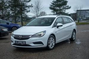 White Opel Astra 2018 in Liepaja, with an engine capacity of 1.60 L and mileage of 198 thousand km for 8850 €, photo  on AUTOMOTO.COM.LV